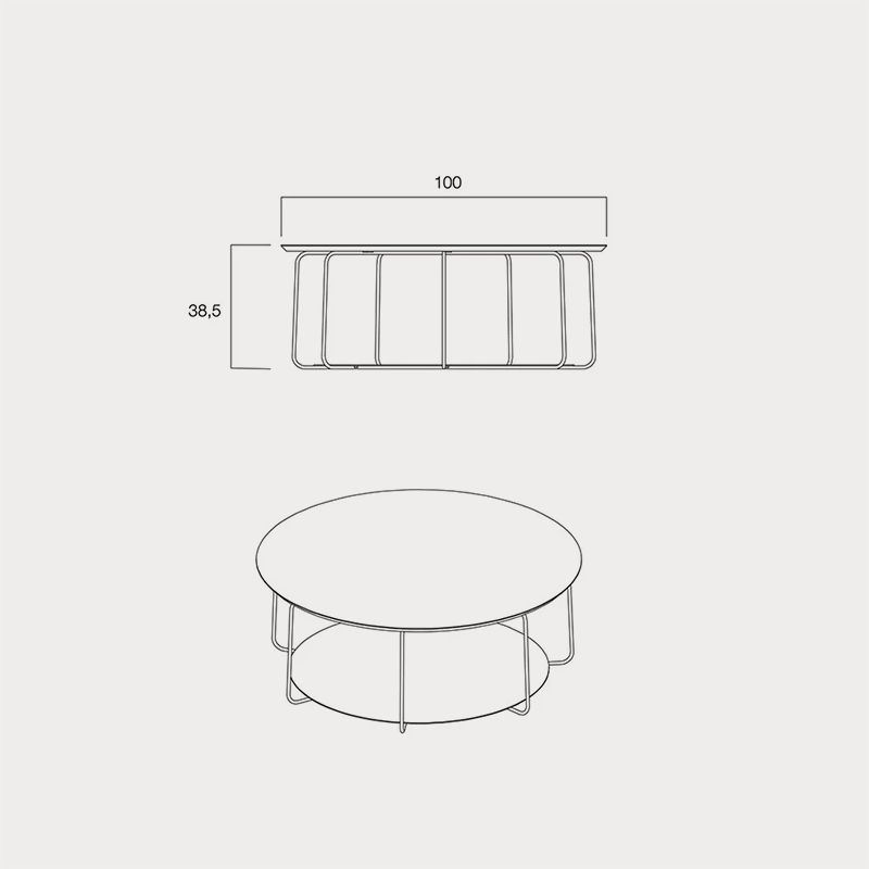 Cava Model - Coffee table - Olympia Design